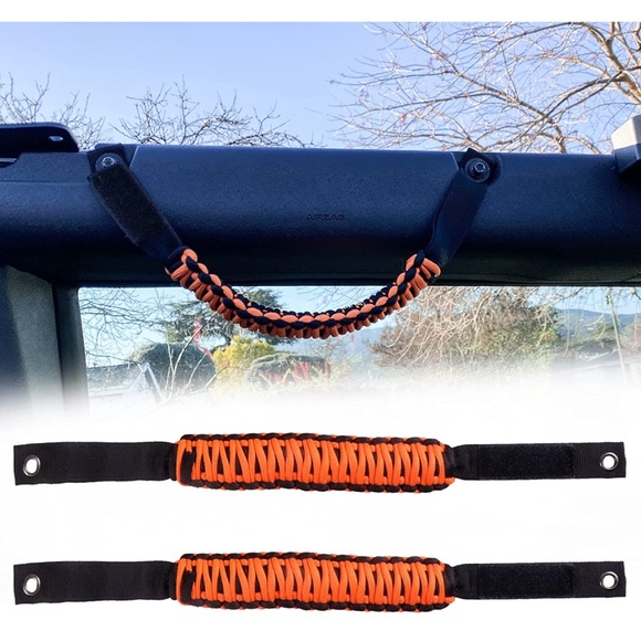 Other | Roll Bar Grab Handles Paracord Grip Handle For Ford Bronco ...